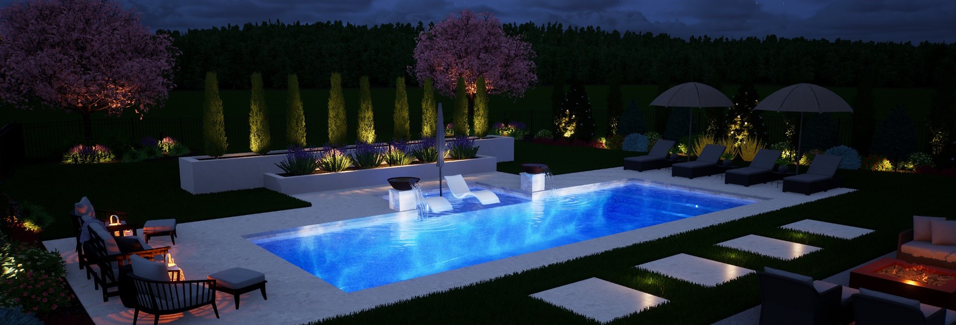 Murfreesboro 3D Pool Design | Nolensville Custom Pool Builder